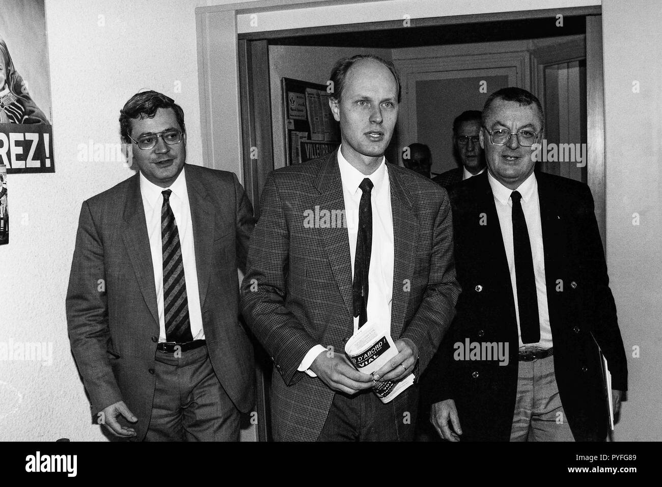 Archives 90ies: Karl Lang pays visit to Regional National Front (FN ...