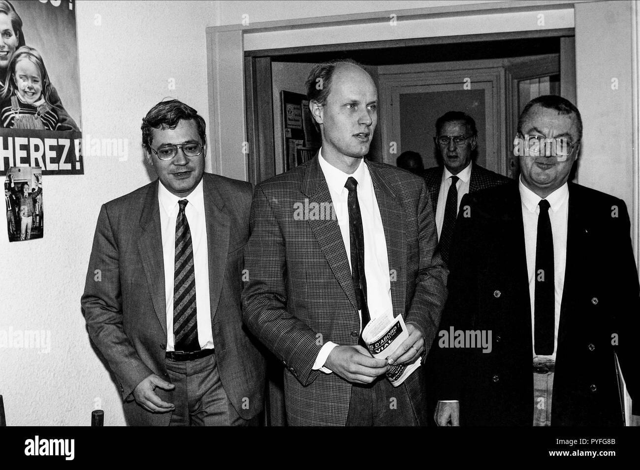 Archives 90ies: Karl Lang pays visit to Regional National Front (FN ...