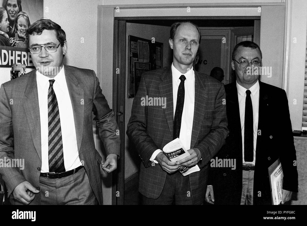 Archives 90ies: Karl Lang pays visit to Regional National Front (FN ...