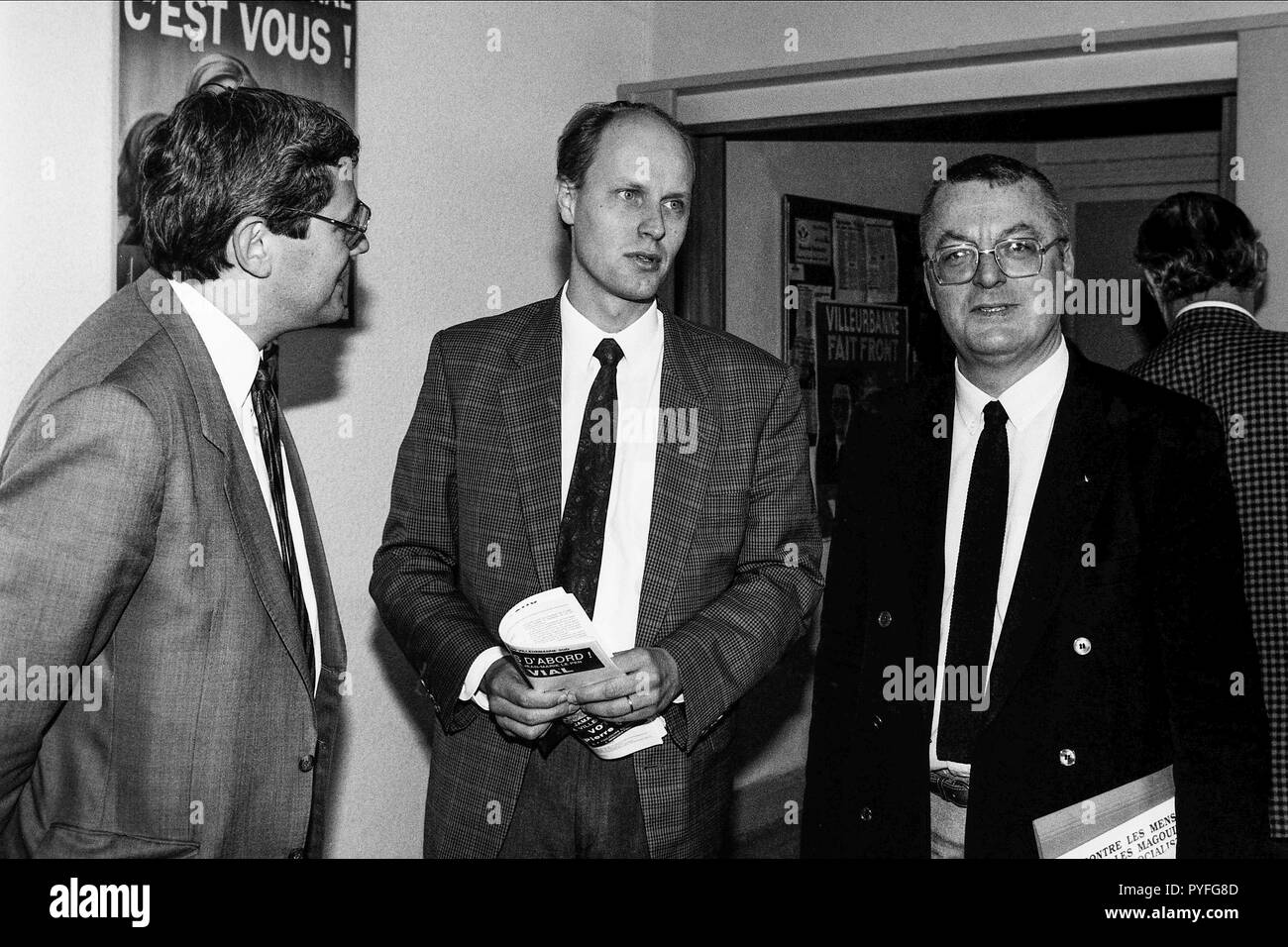 Archives 90ies: Karl Lang pays visit to Regional National Front (FN ...