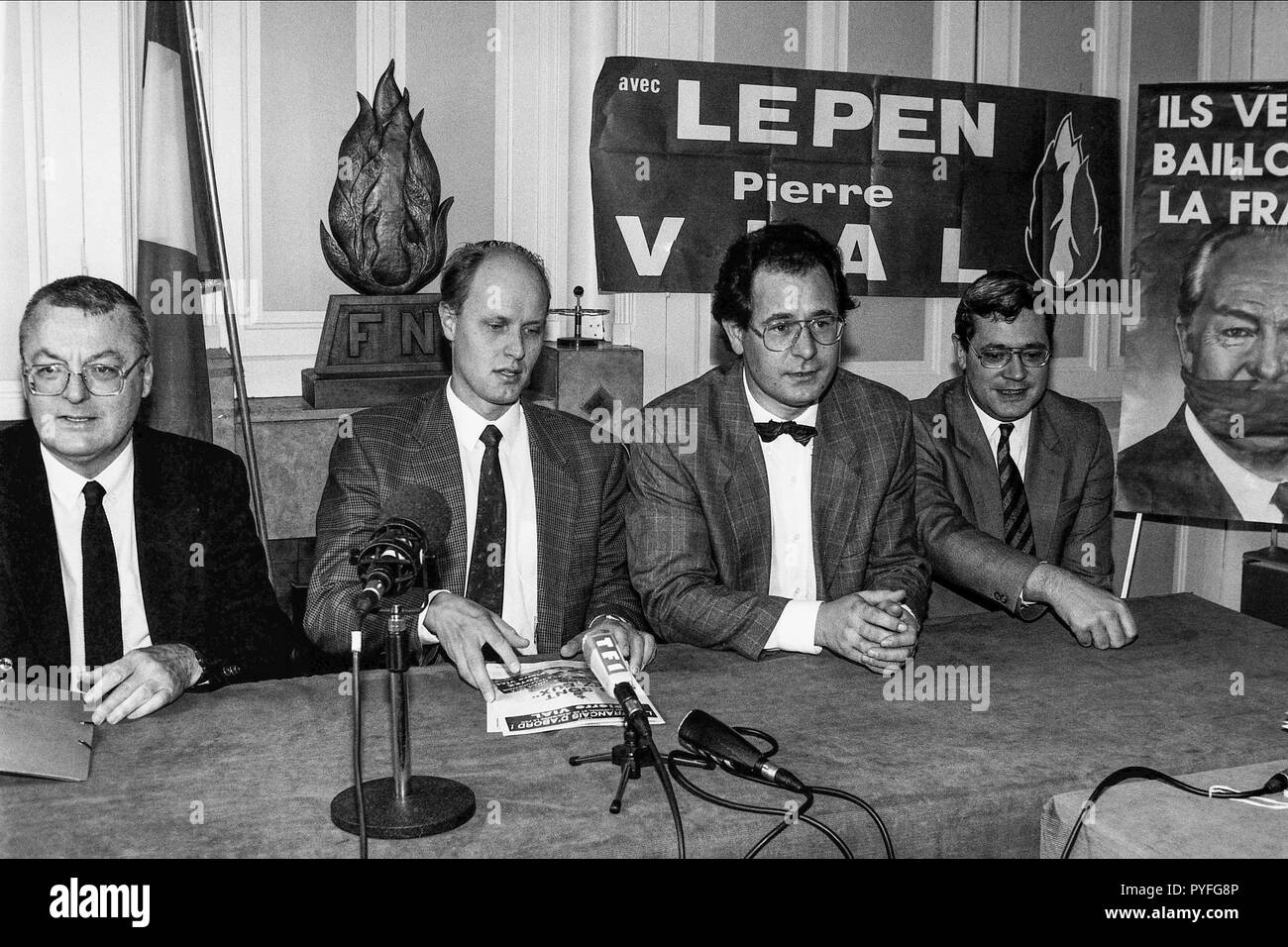 Archives 90ies: Karl Lang pays visit to Regional National Front (FN ...