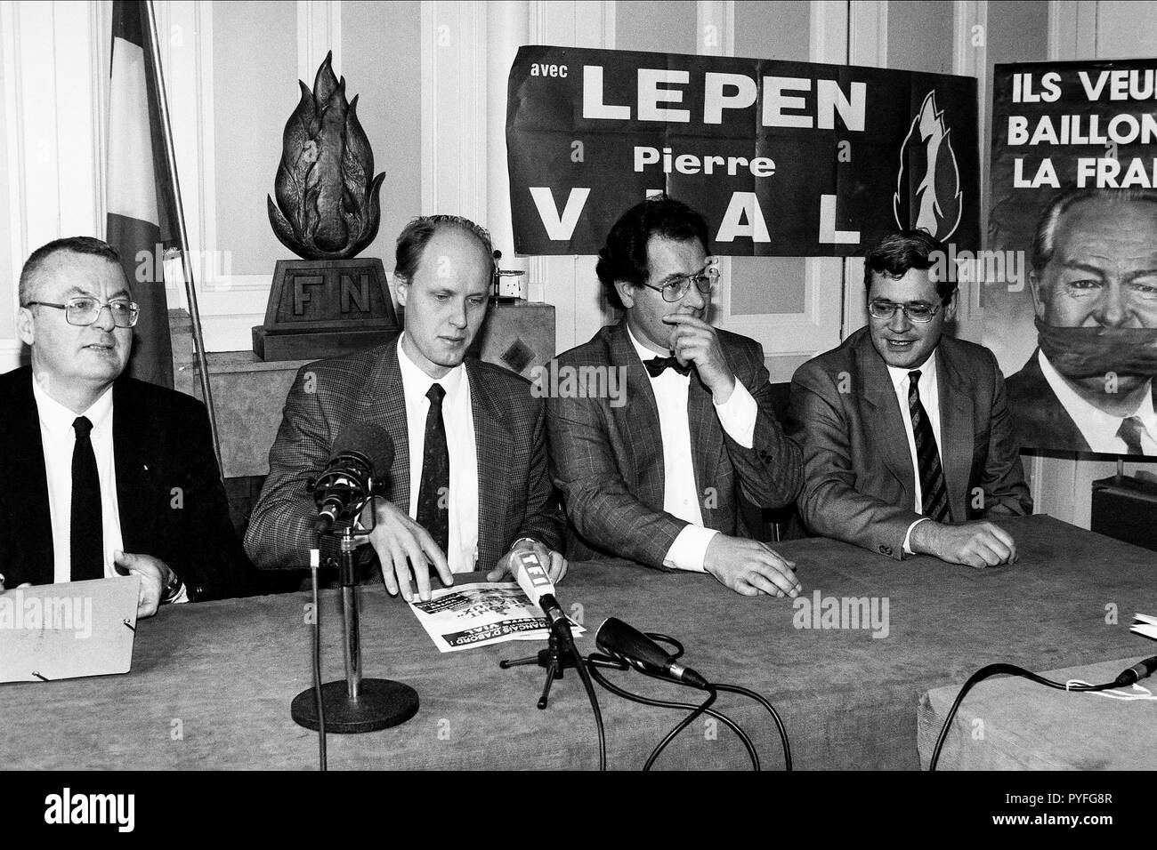 Archives 90ies: Karl Lang pays visit to Regional National Front (FN ...