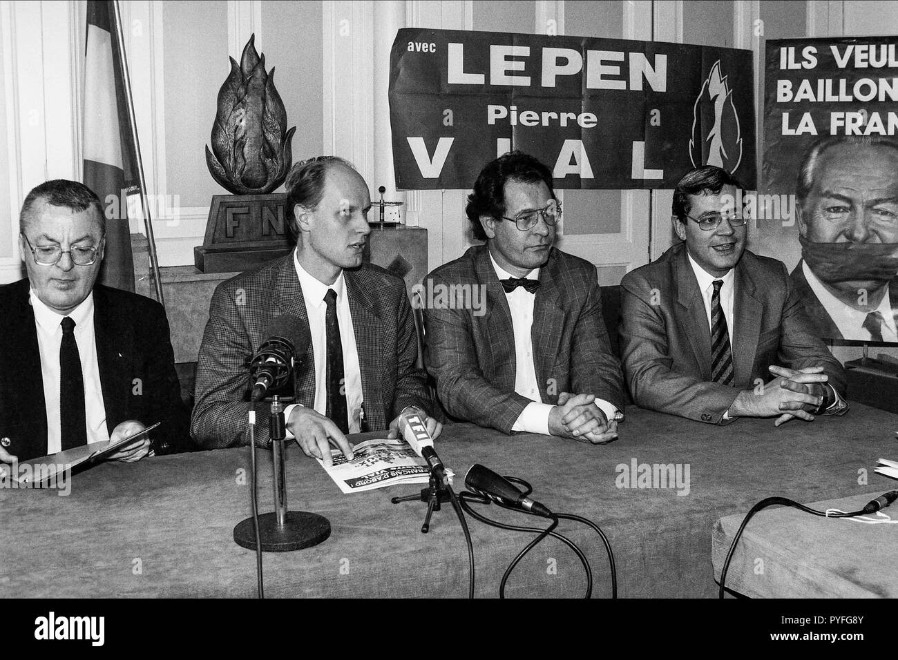Archives 90ies: Karl Lang pays visit to Regional National Front (FN ...