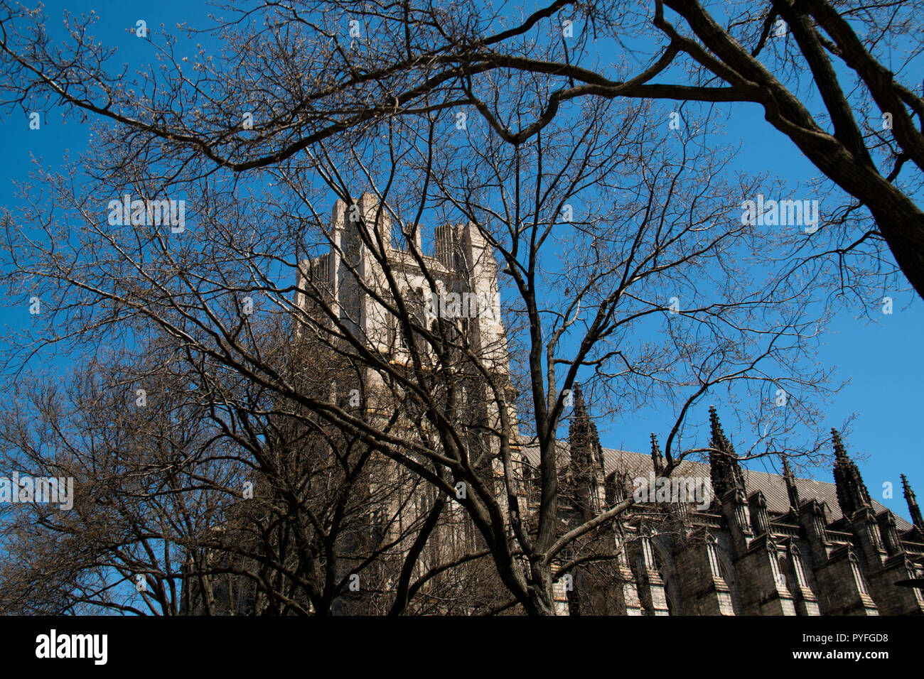 Historic church in downtown Manhattan in New York City, USA Stock Photo ...
