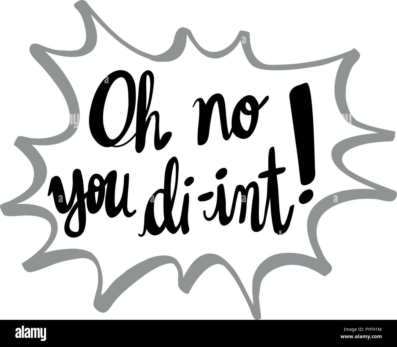 Oh no! Stock Vector Images - Alamy
