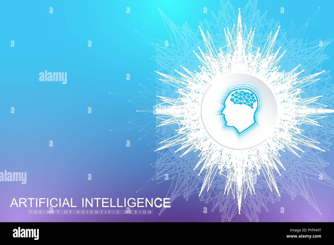 Artificial Intelligence Logo. Artificial Intelligence and Machine Learning Concept. Vector ...