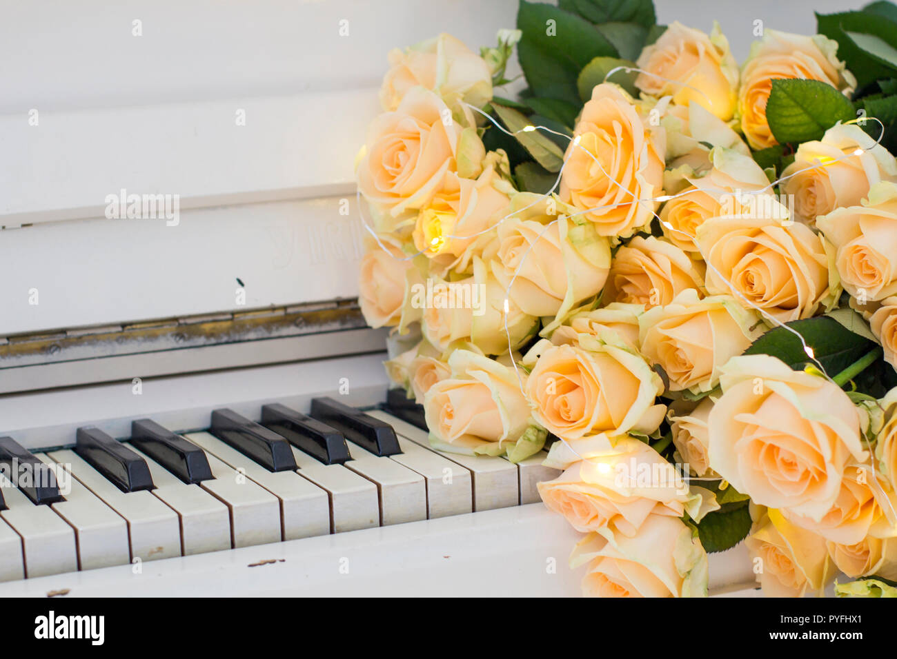 White grand piano isolated on hi-res stock photography and images - Alamy