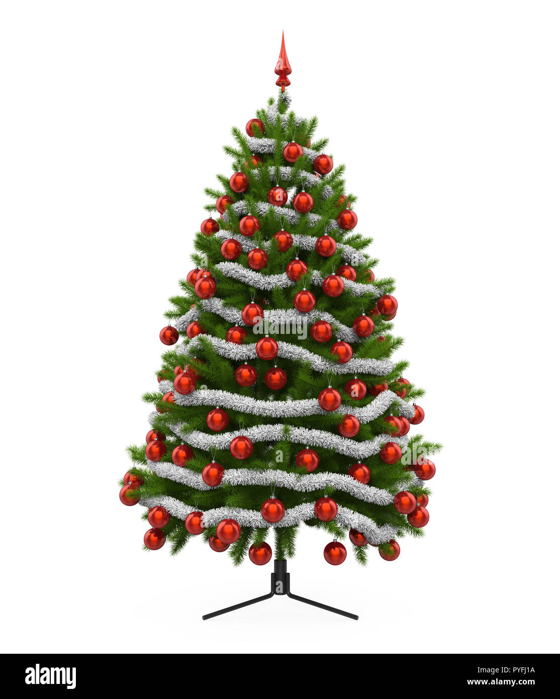 Christmas Tree Isolated Stock Photo - Alamy