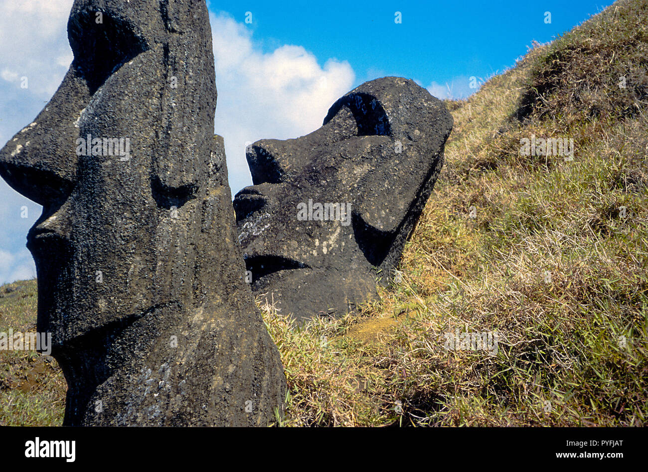 Maoi statues hi-res stock photography and images - Alamy