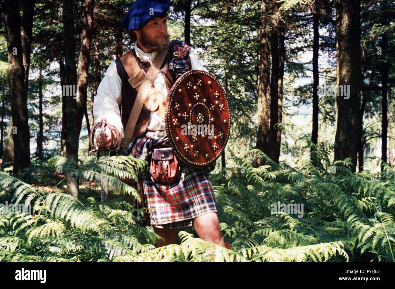 Jacobite Clansman 1745 (Reenactor Stock Photo - Alamy