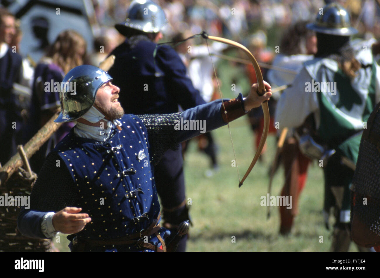 Medieval Archer (Reenactor Stock Photo - Alamy