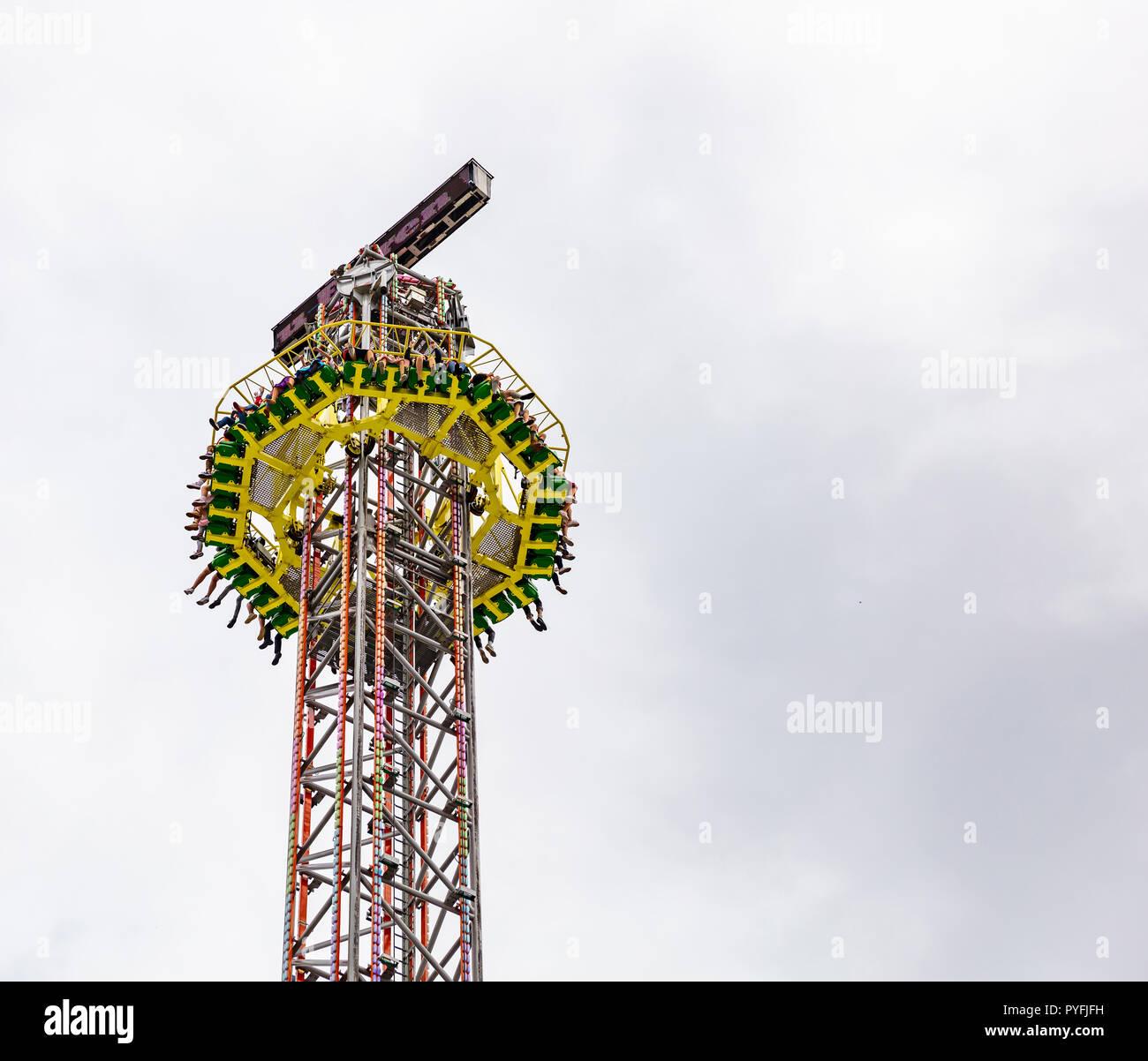 Fairground carnival ride wheel fun hi-res stock photography and images ...