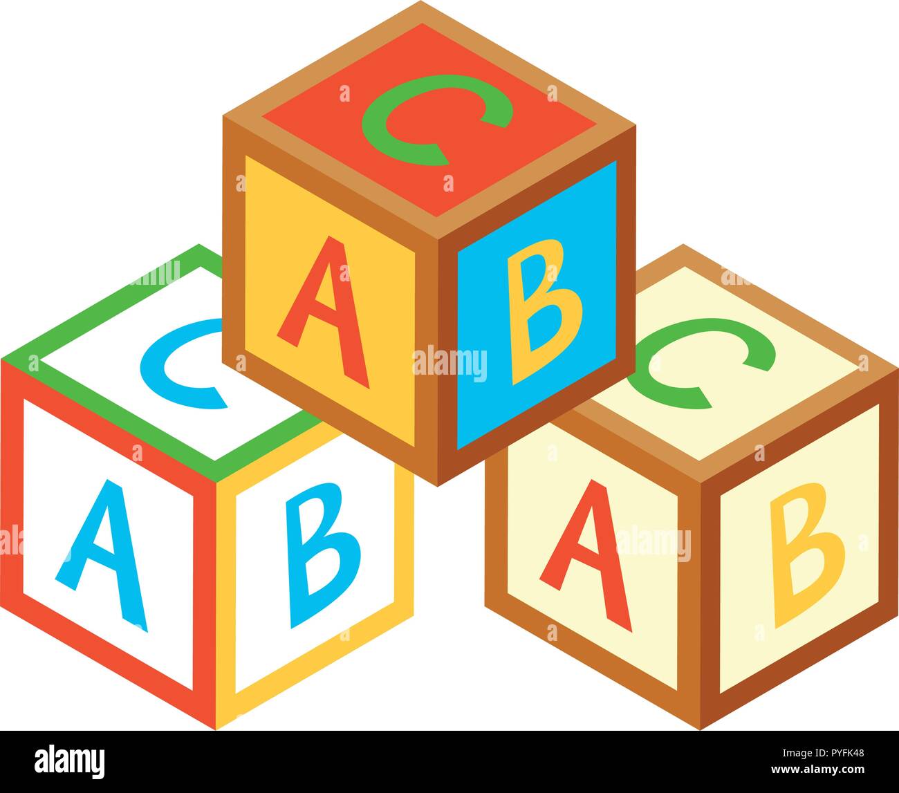 Alphabet Blocks Clipart