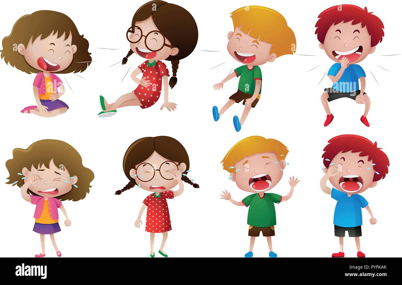 Happy Laughing Kids Student Girls High Resolution Stock Photography and ...