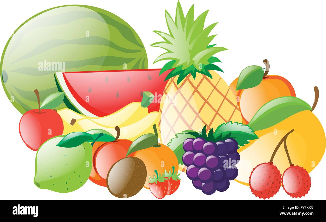 Tropical Fruits Clipart at Priscilla Roberts blog