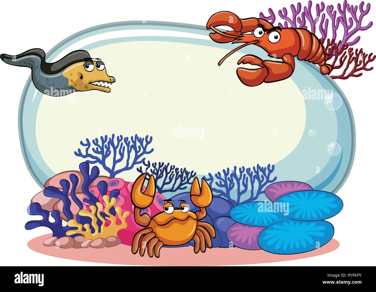 Ocean Animals Border