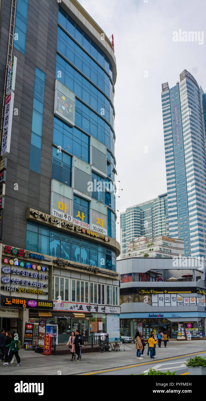 Tall buildings in Haeundae, Busan, South Korea Stock Photo - Alamy
