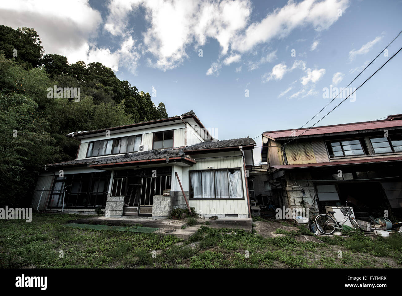 Abandoned town of Futaba, near Fukushima power plant Stock Photo - Alamy
