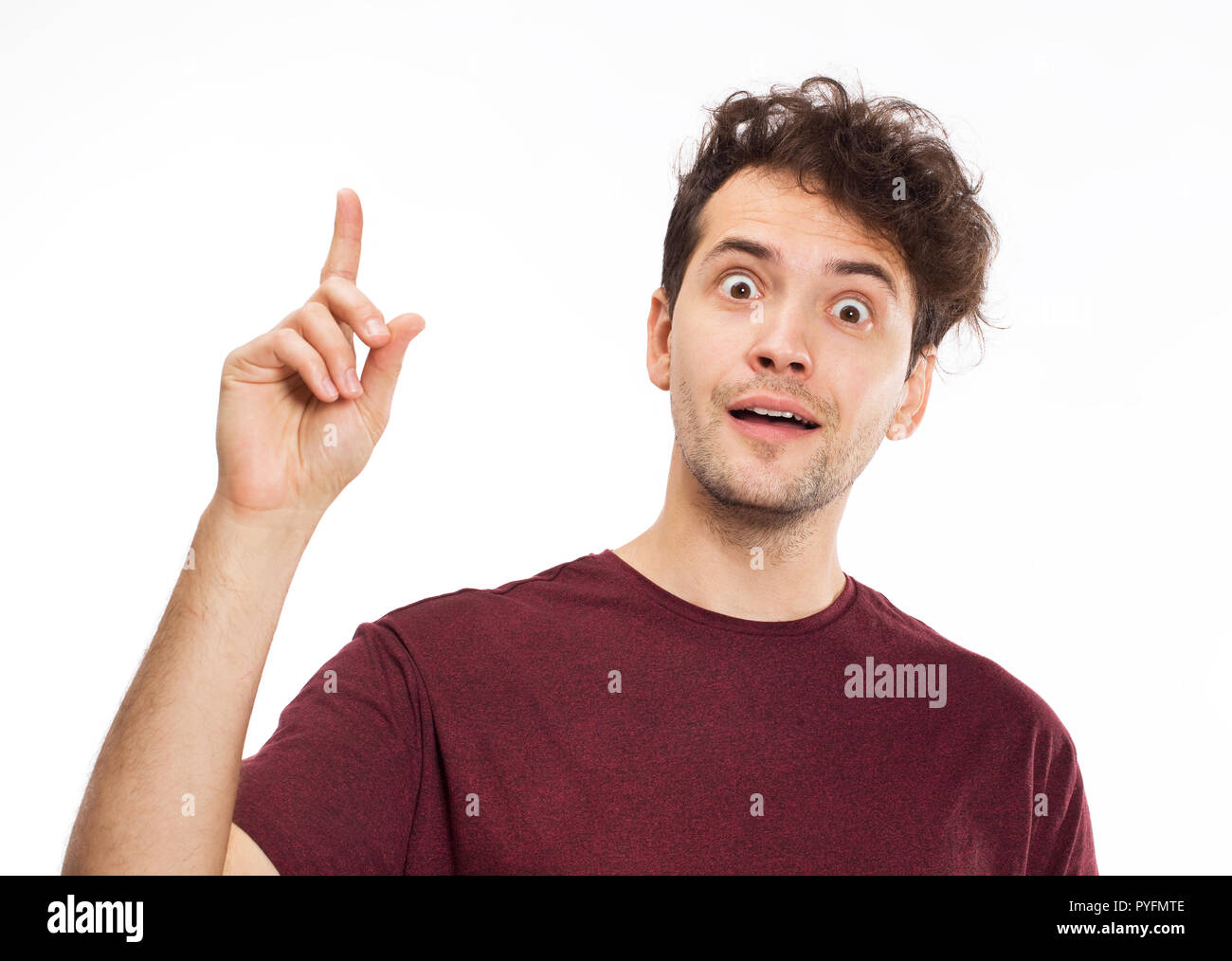Man thinking good idea hi-res stock photography and images - Alamy