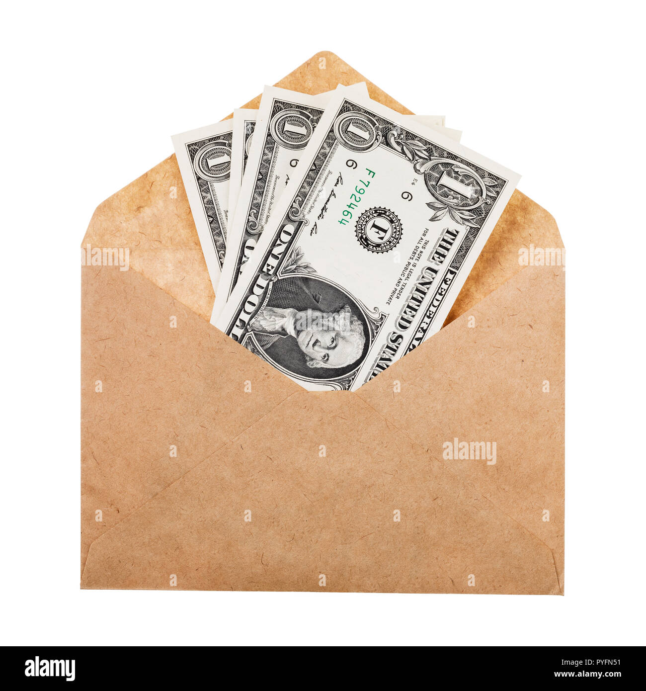 Dollars envelope hi-res stock photography and images - Alamy