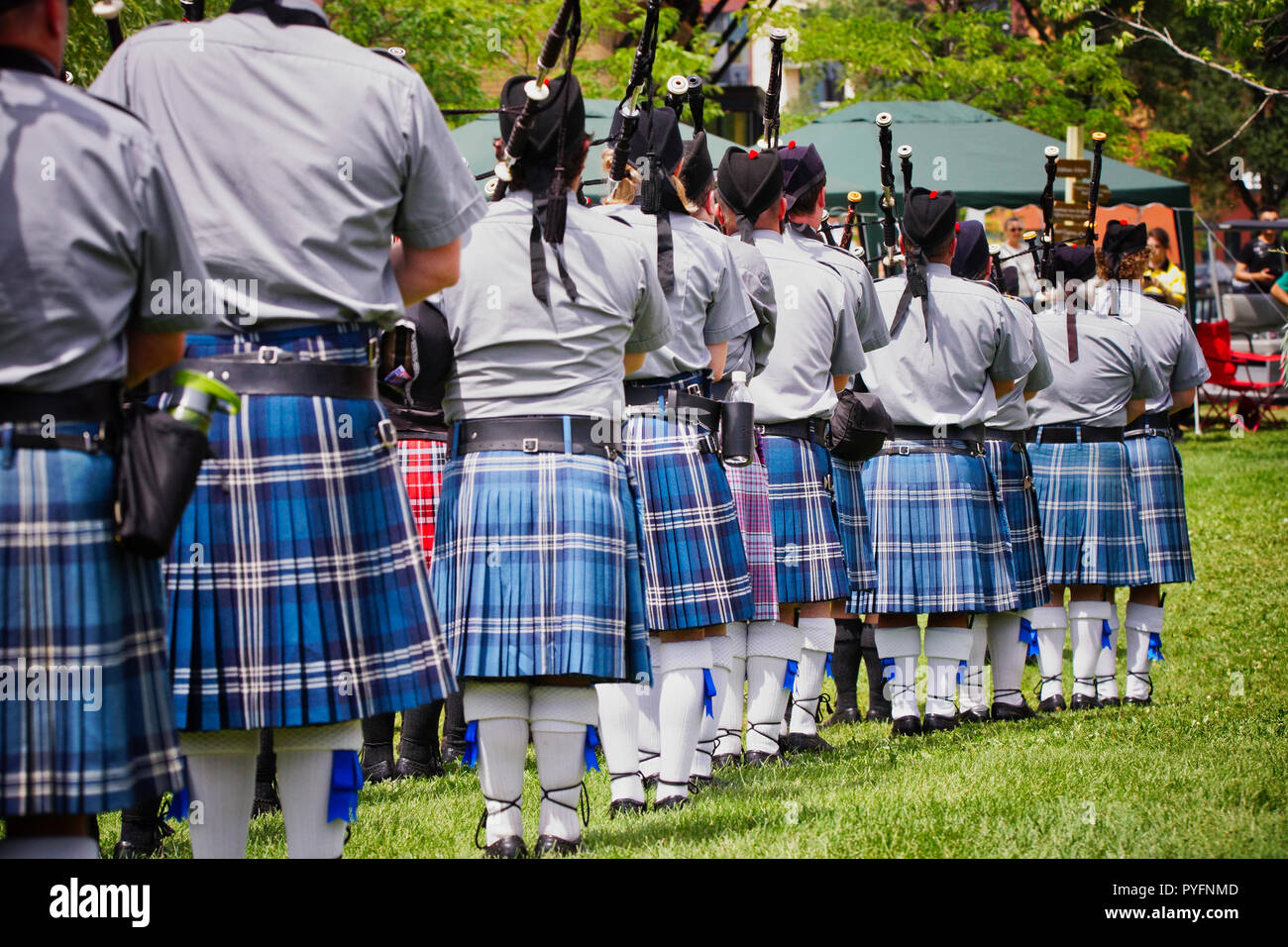 Clans kilts hi-res stock photography and images - Alamy
