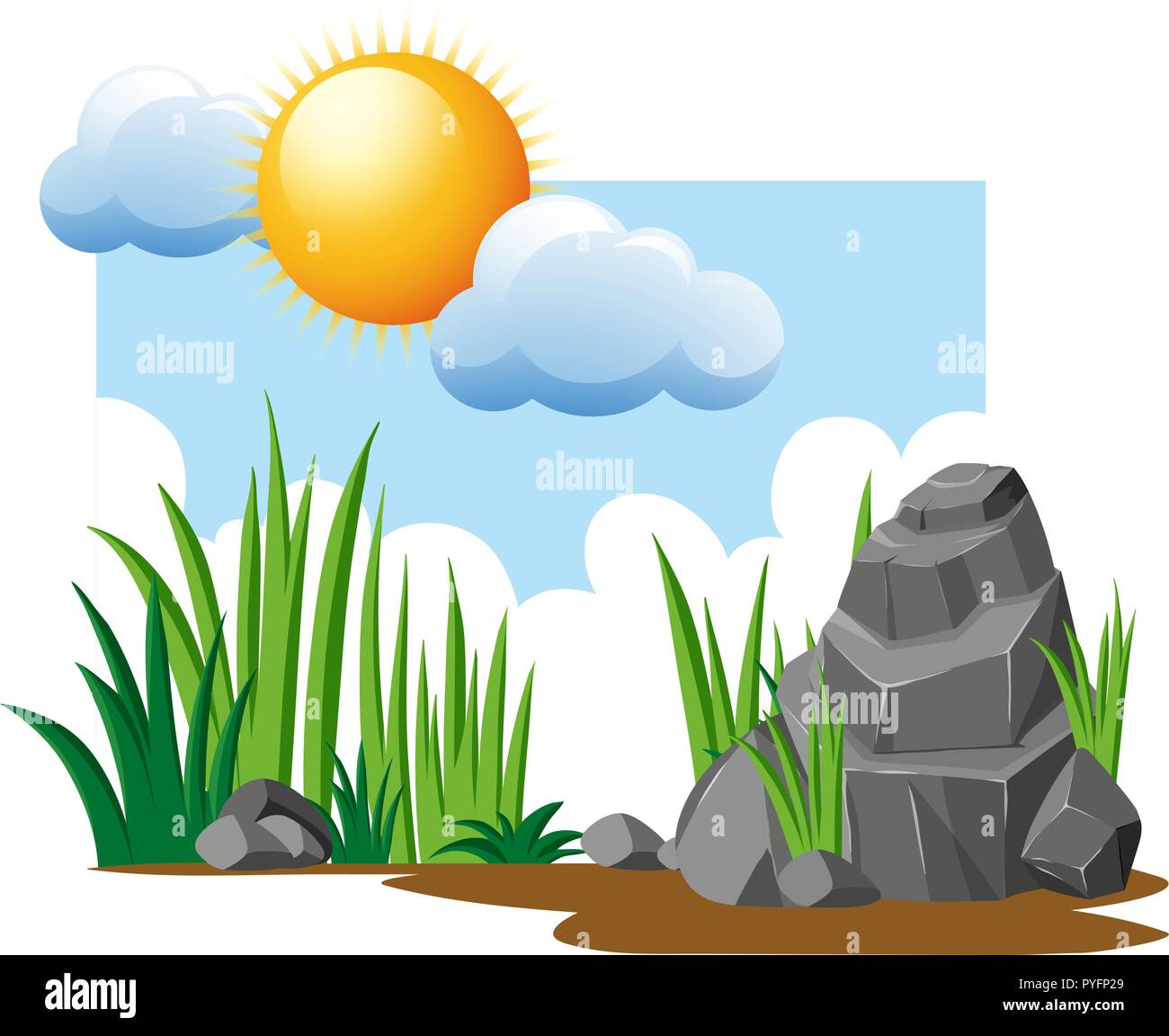 Garden path grass Stock Vector Images - Alamy