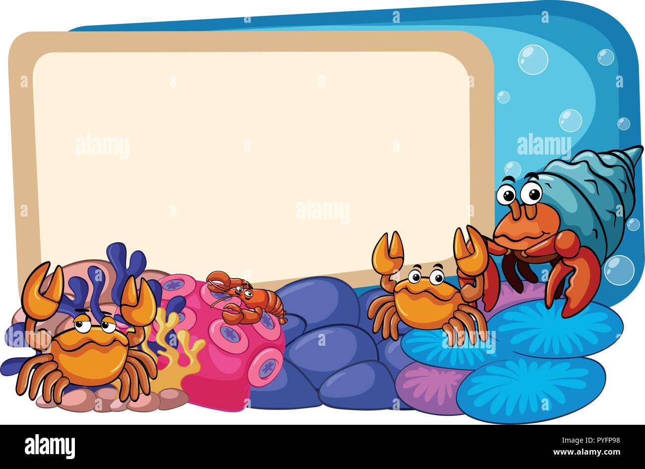 Ocean Animals Border