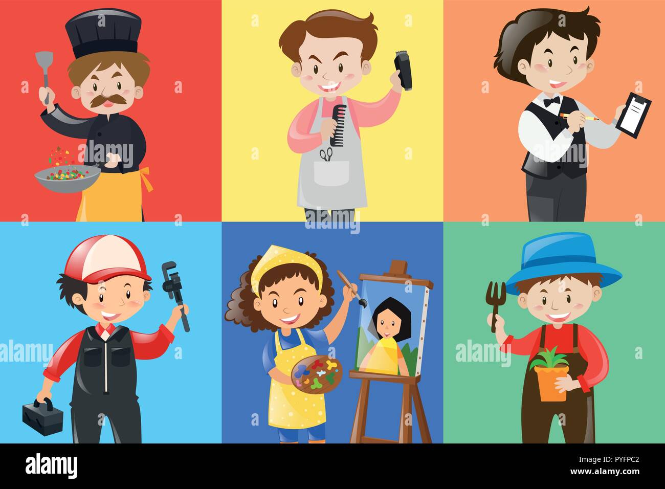 Different jobs hi-res stock photography and images - Alamy