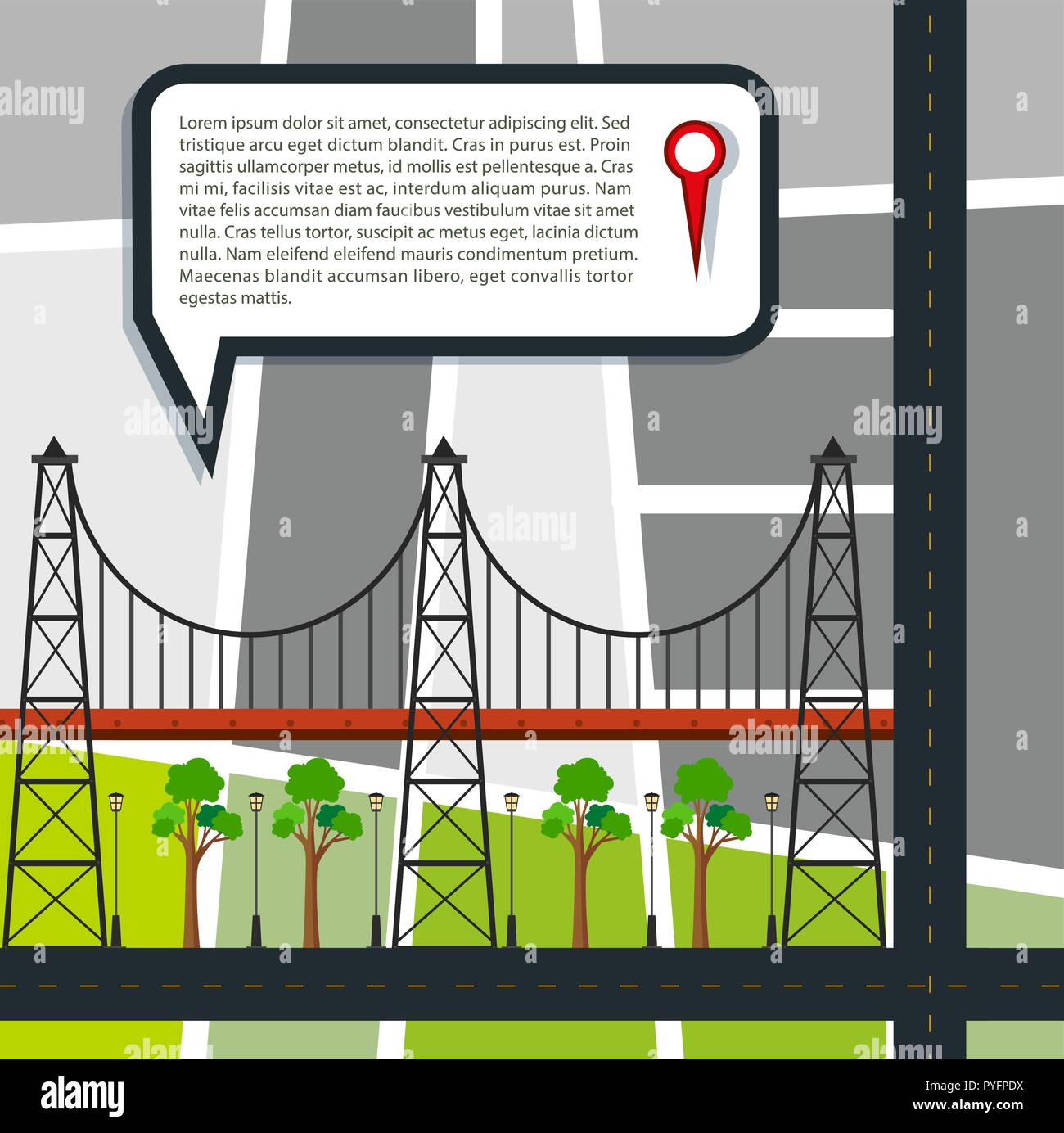 Tropical bridge Stock Vector Images - Alamy