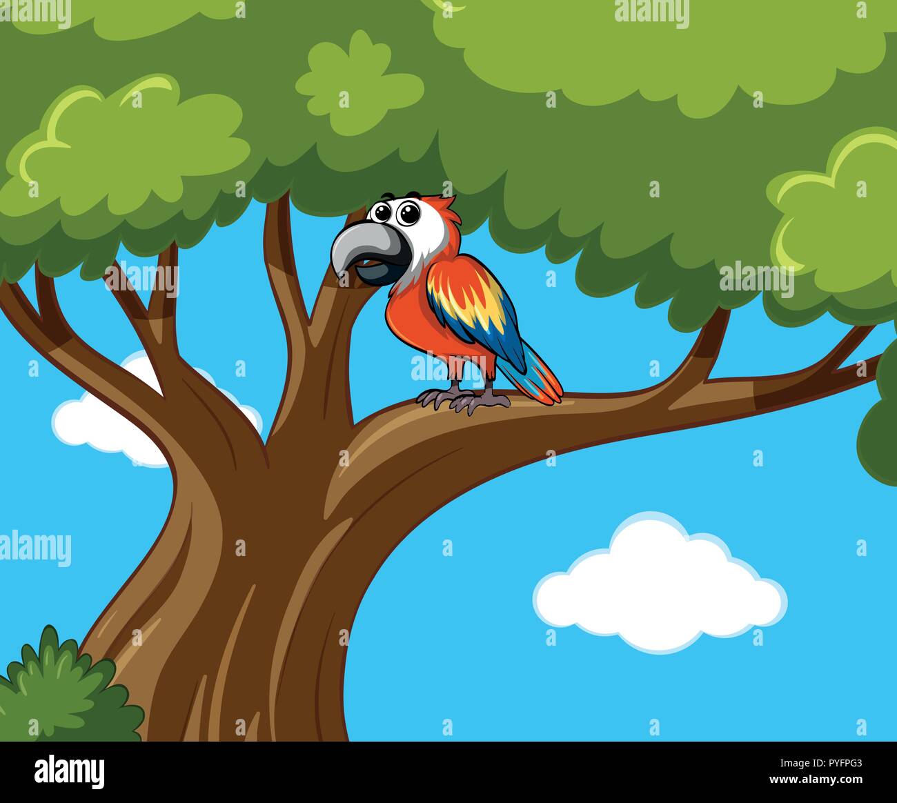 Birds On Tree Clipart