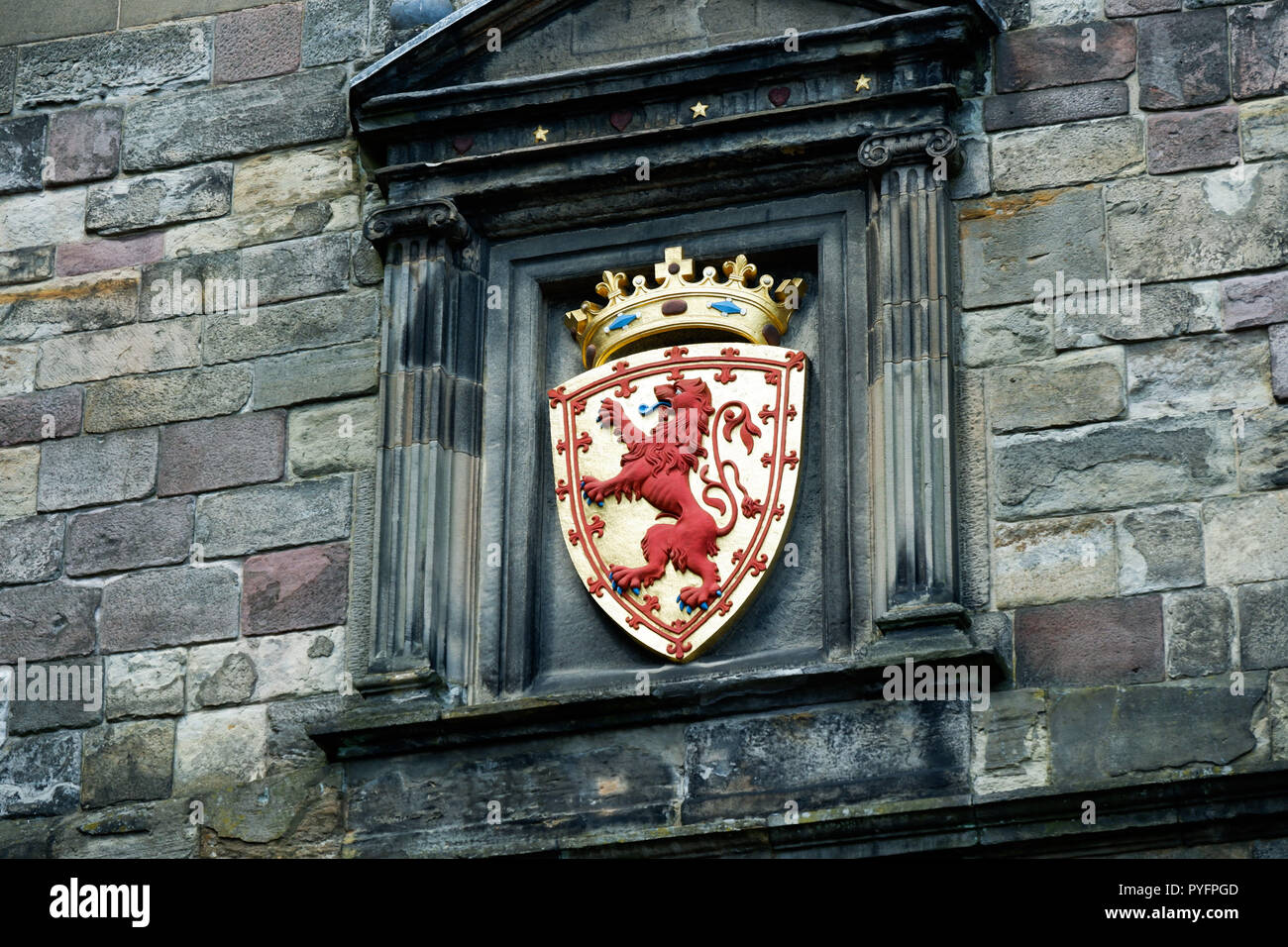 The crest of edinburgh hi-res stock photography and images - Alamy