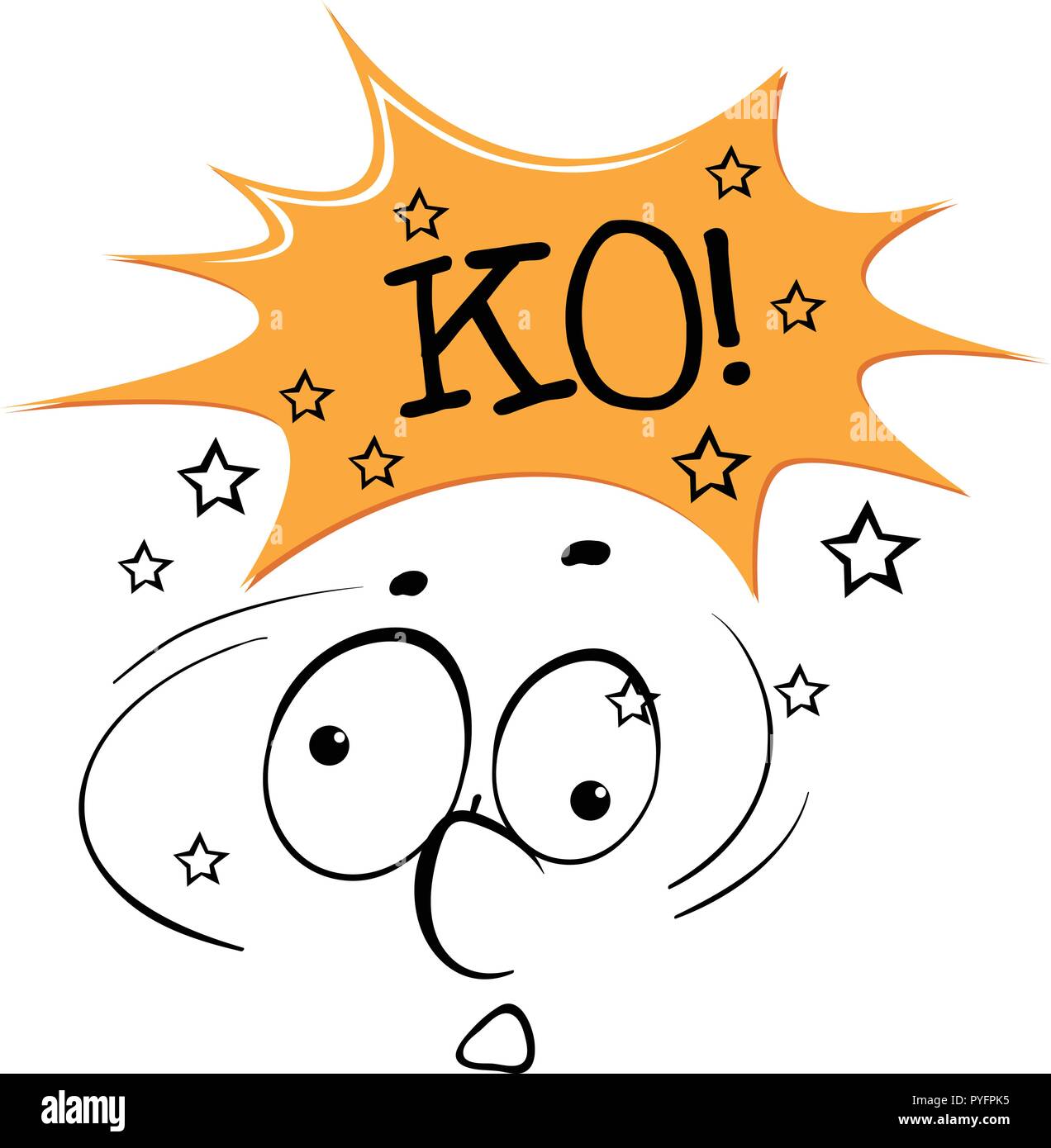 Human face and expression words illustration Stock Vector Image & Art ...