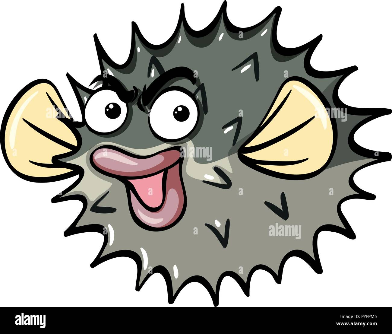 Cartoon pufferfish hi-res stock photography and images - Alamy