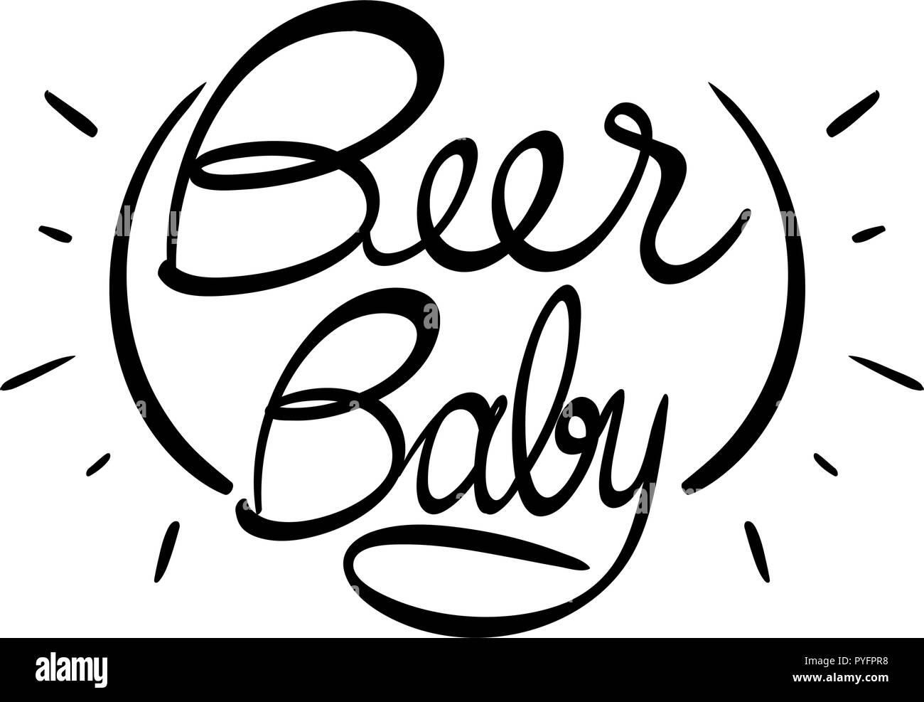 Baby beer Stock Vector Images - Alamy