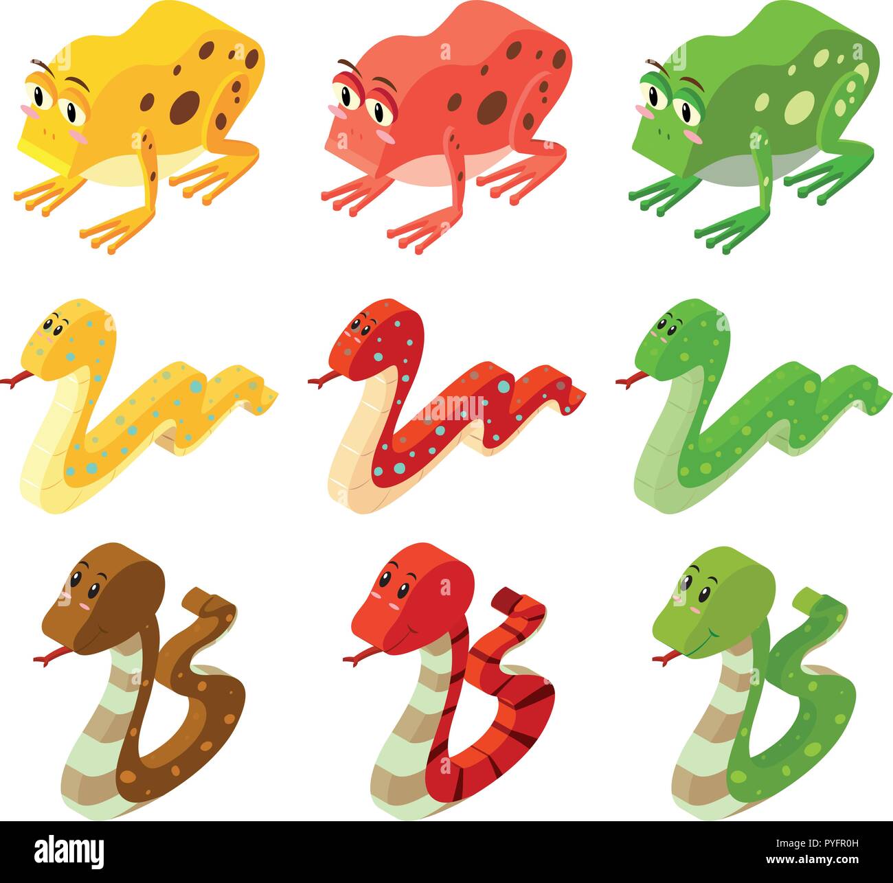 Frog perspective Stock Vector Images - Alamy