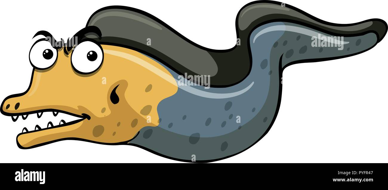 Eel Cartoon Illustration Stock Photos & Eel Cartoon Illustration Stock ...