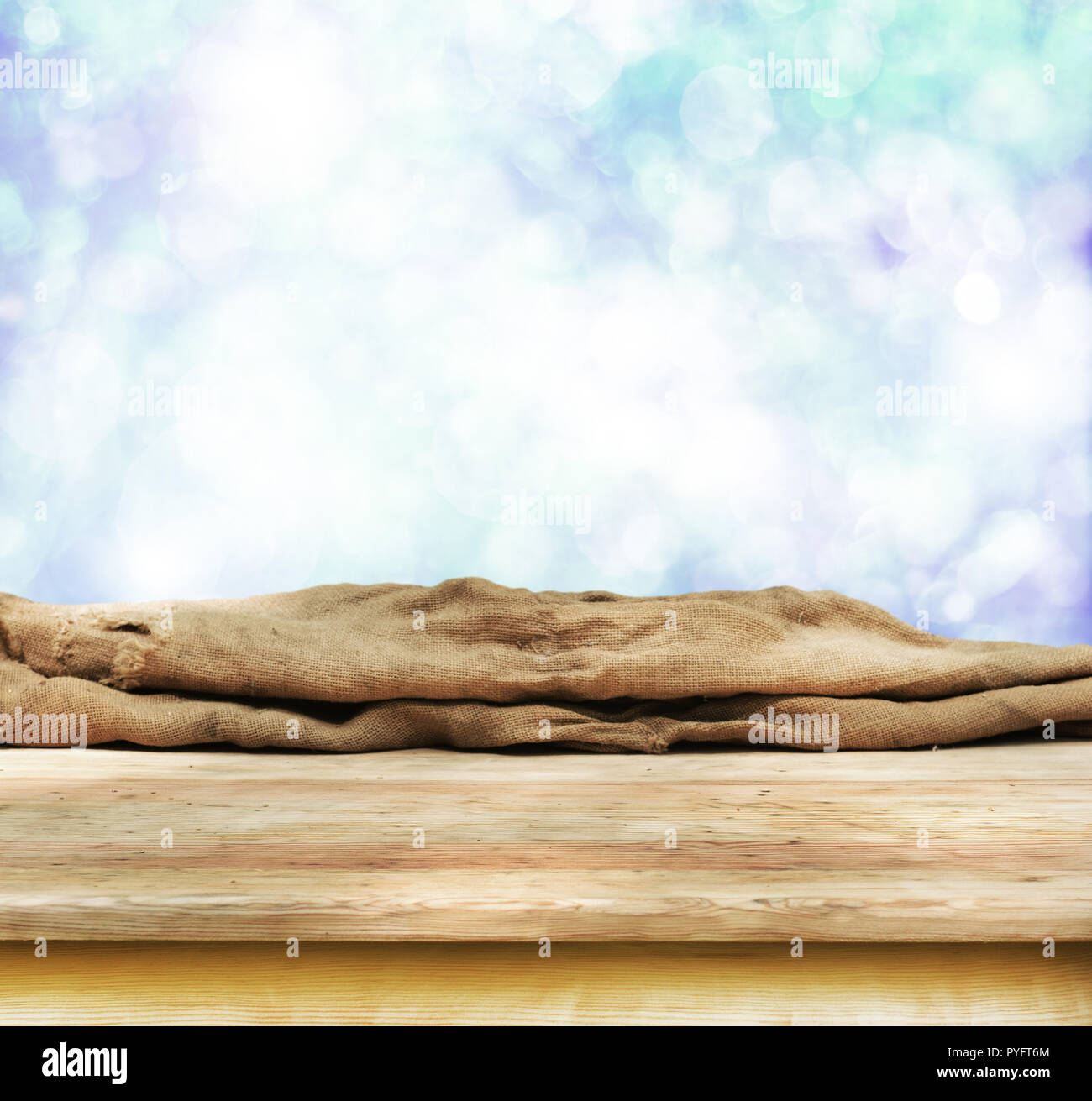 empty table for product display montages Stock Photo - Alamy