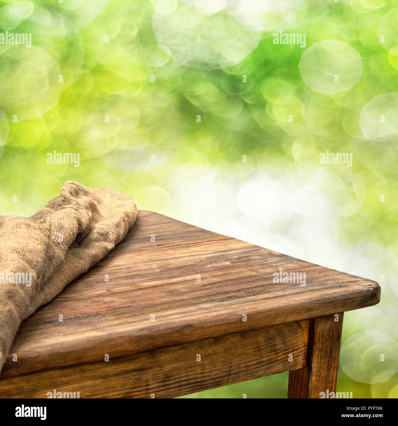 empty table for product display montages Stock Photo - Alamy