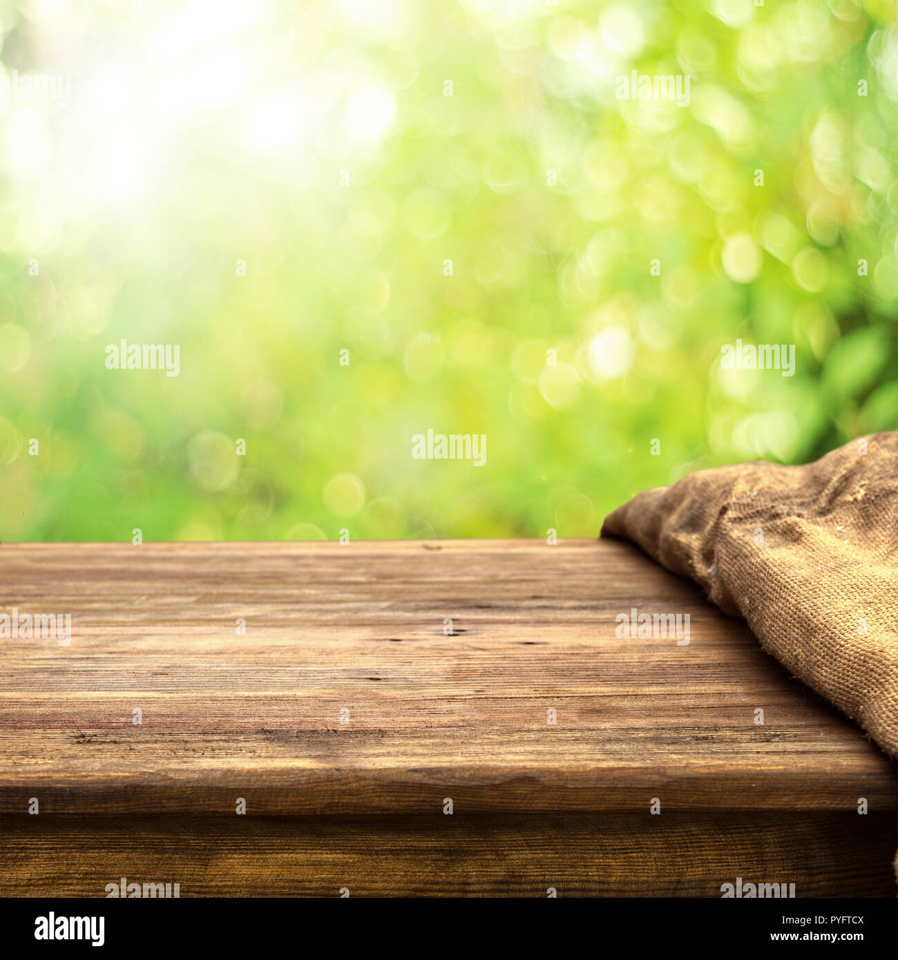empty table for product display montages Stock Photo - Alamy