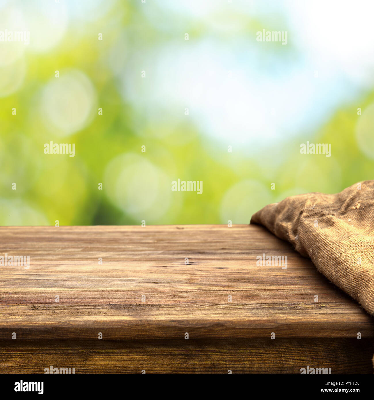 empty table for product display montages Stock Photo - Alamy