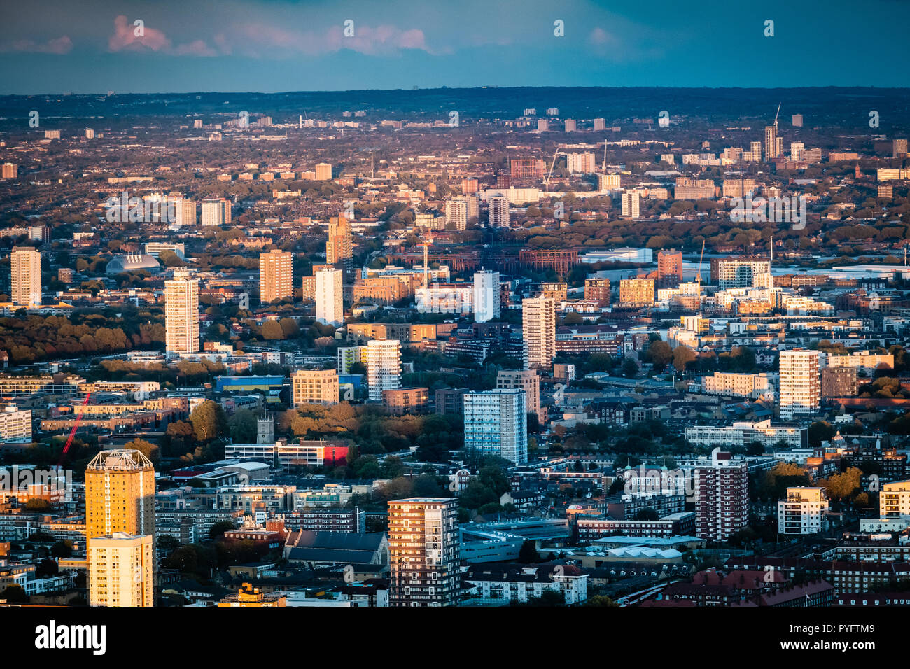 View from towerblock hi-res stock photography and images - Alamy