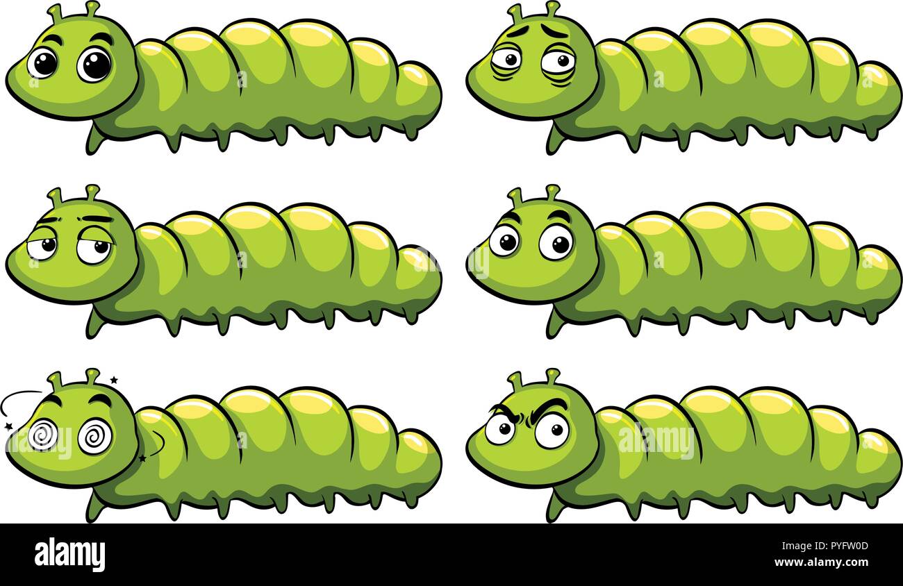 Clipart Sad Caterpillar