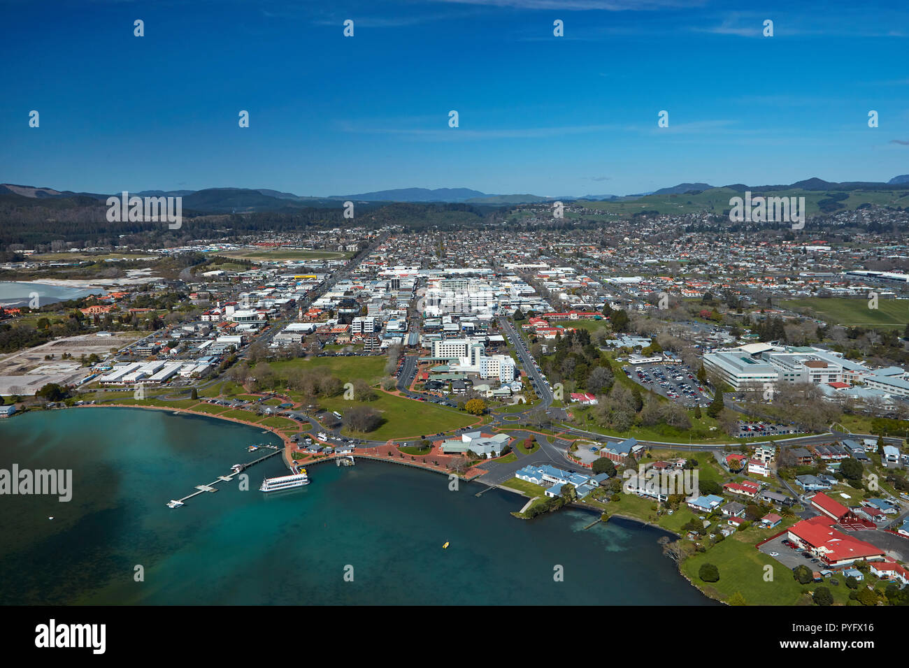 Rotorua Aerial High Resolution Stock Photography and Images - Alamy