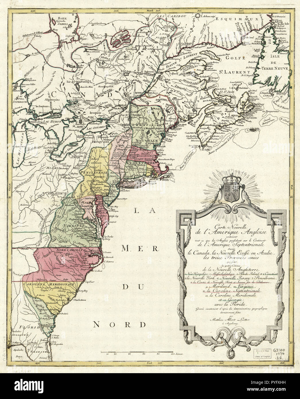 1770s north american maps hi-res stock photography and images - Alamy