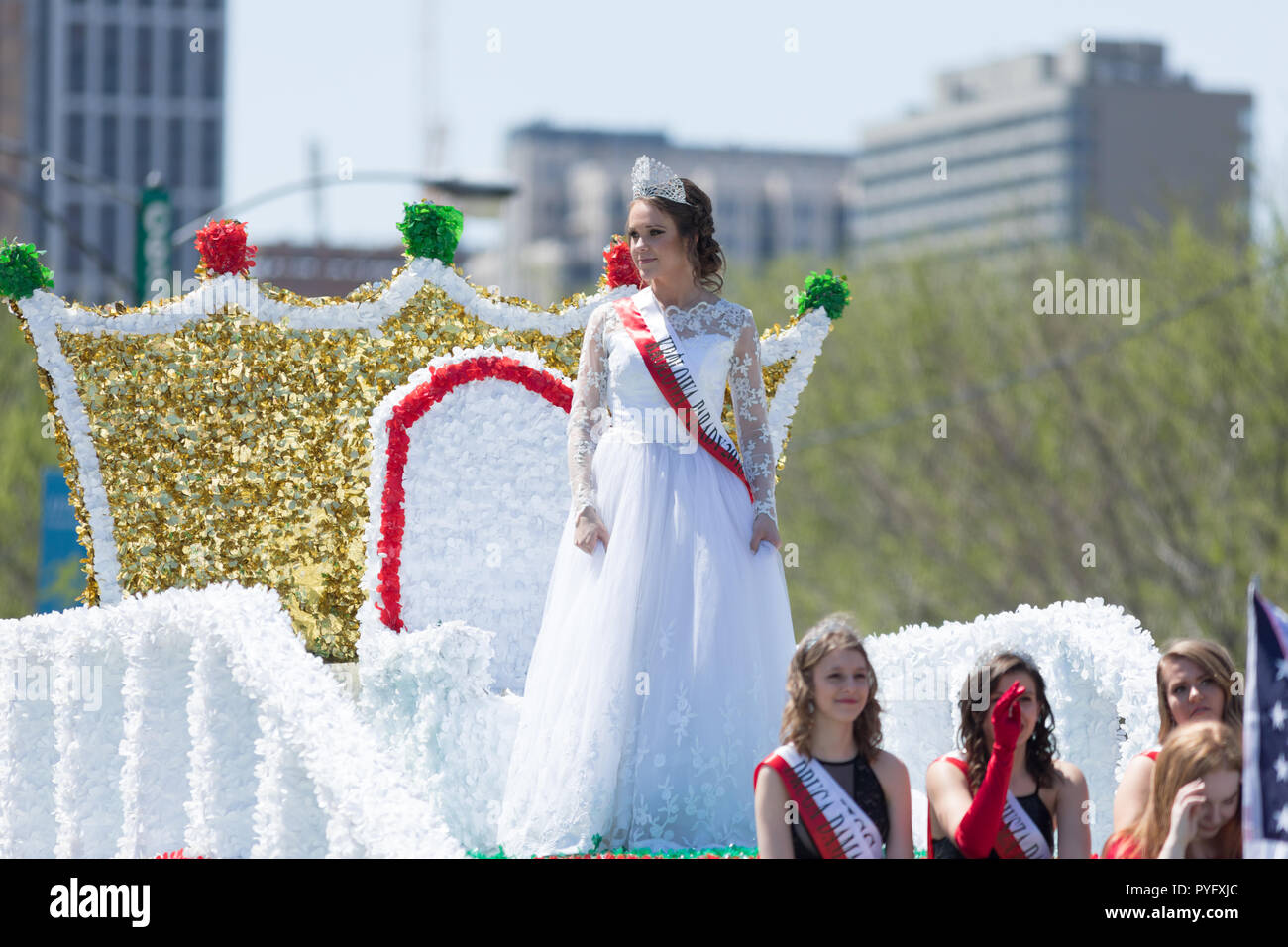 Chicago, Illinois, USA - May 5, 2018: The Polish Constitution Day ...
