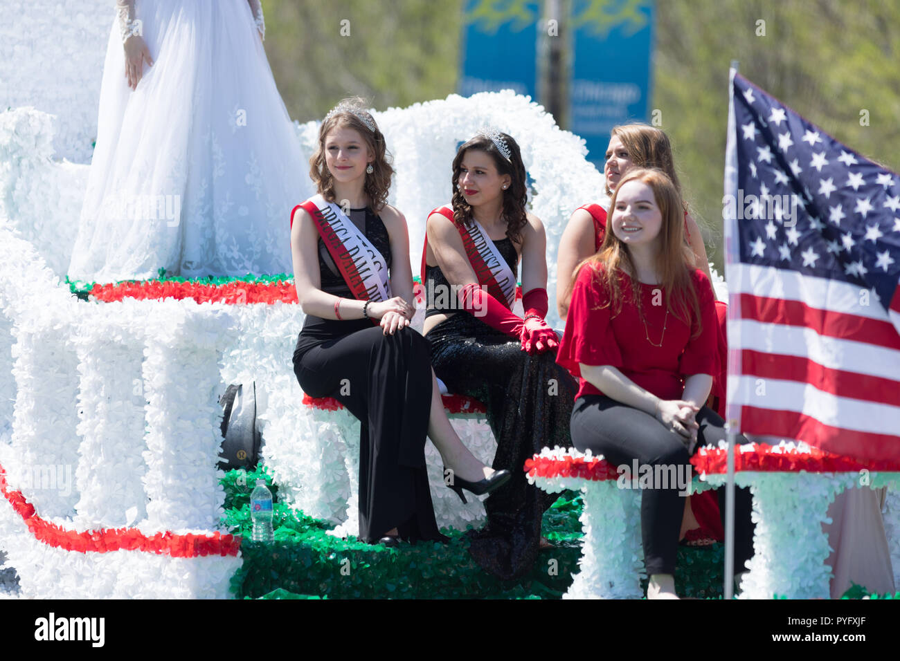 Chicago, Illinois, USA - May 5, 2018: The Polish Constitution Day ...