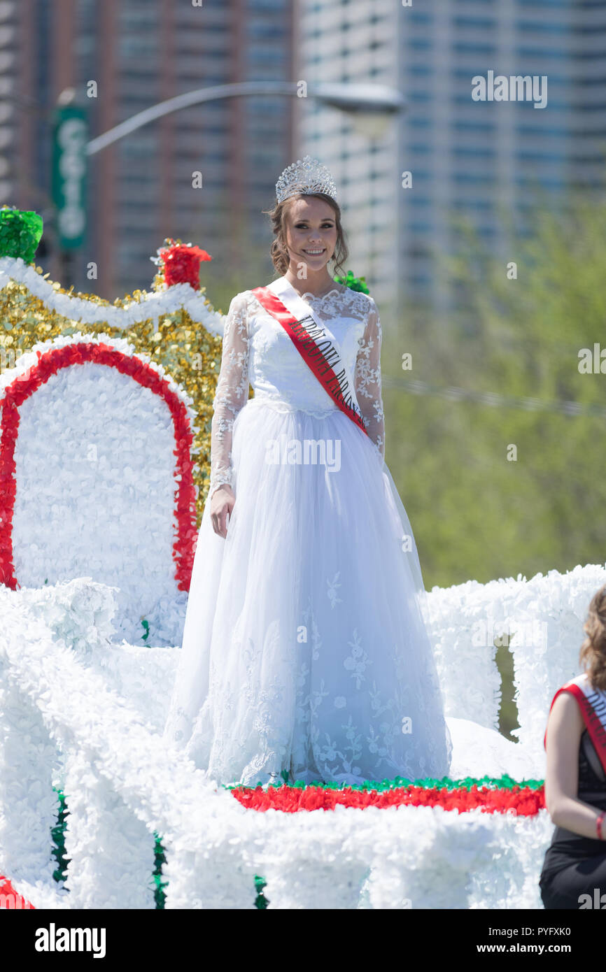 Chicago, Illinois, USA - May 5, 2018: The Polish Constitution Day ...