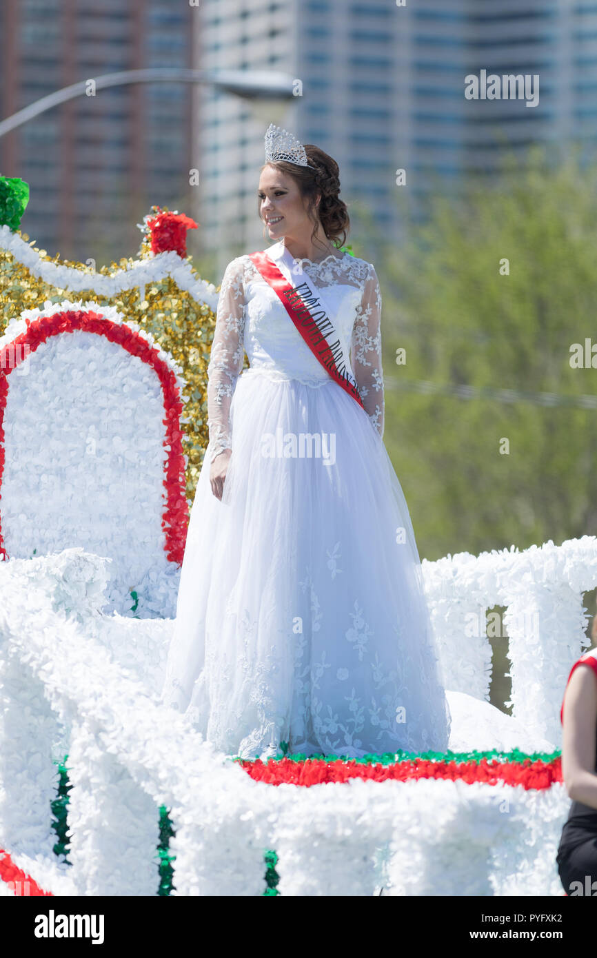 Chicago, Illinois, USA - May 5, 2018: The Polish Constitution Day ...