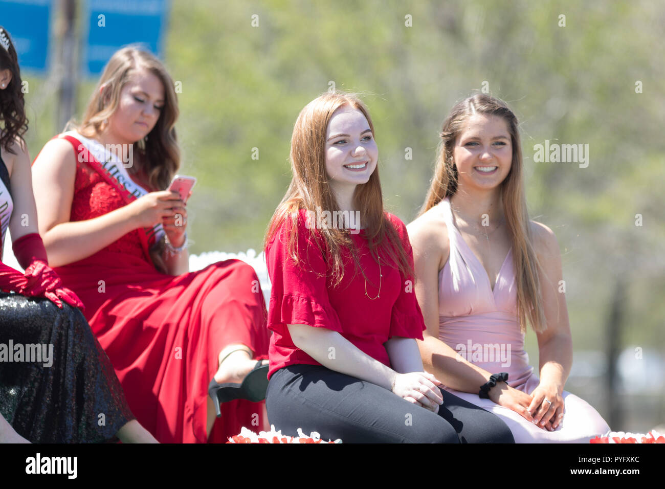 Chicago, Illinois, USA - May 5, 2018: The Polish Constitution Day ...