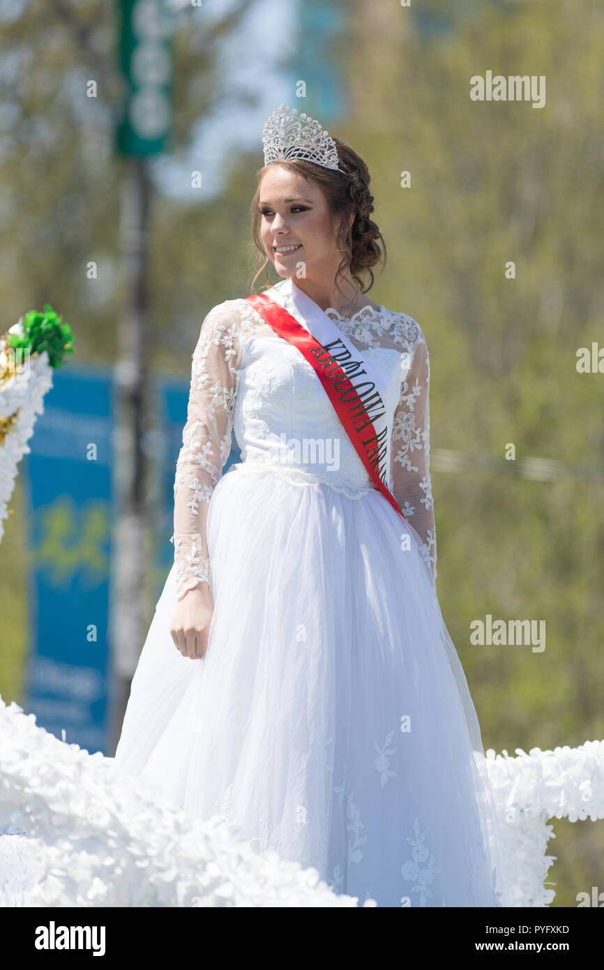 Chicago, Illinois, USA - May 5, 2018: The Polish Constitution Day ...